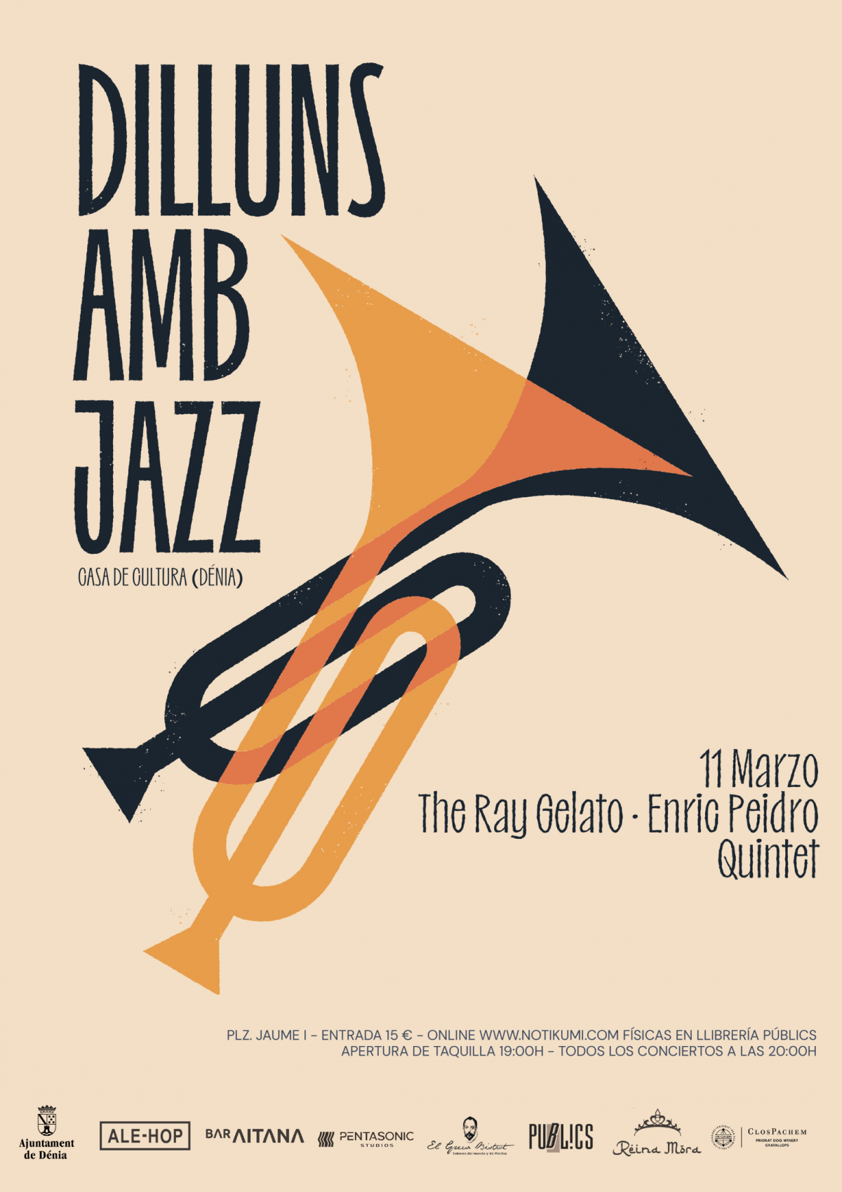 THE RAY GELATO ENRIC PEIDRO QUINTET - Dénia THE RAY GELATO ENRIC PEIDRO QUINTET - Dénia